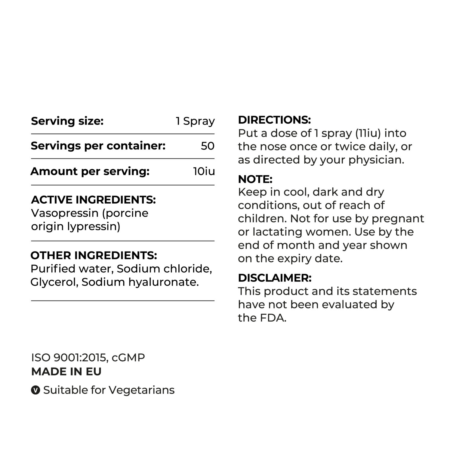 Vasopressin (VasoPro™) - Profound Products